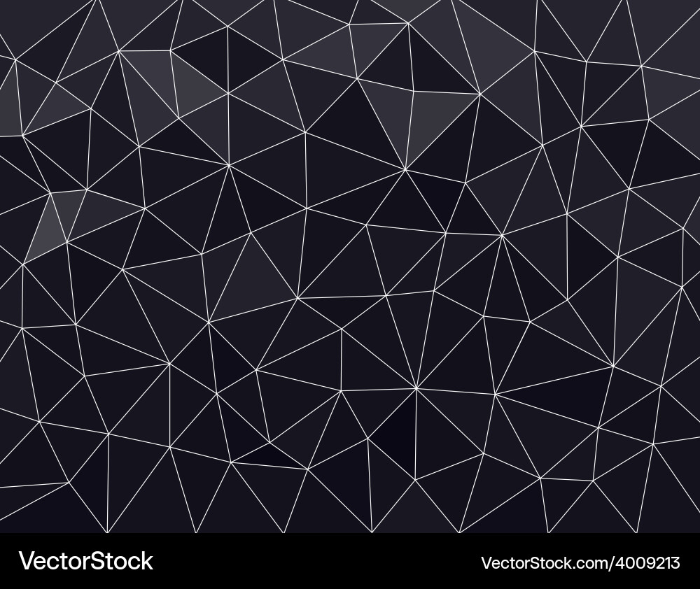 Pattern geometric texture black background dark Vector Image