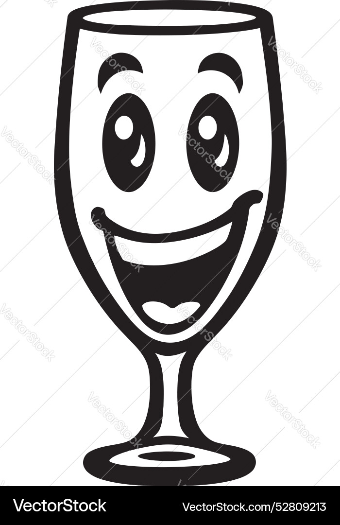 Radiant refreshment logo icon for smile beer mug Vector Image