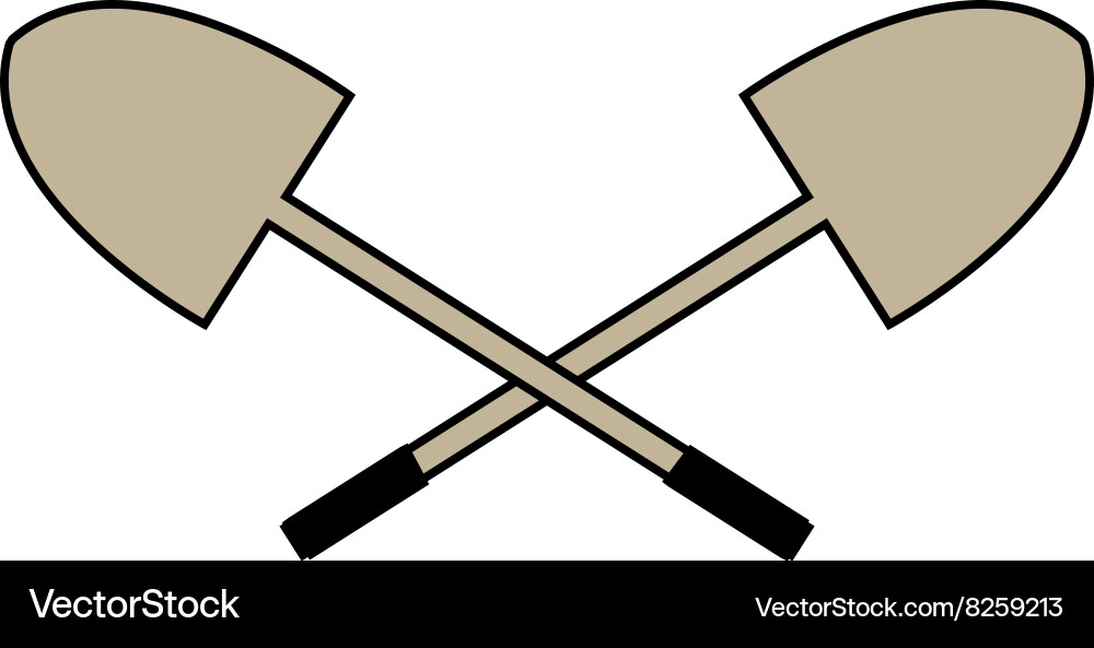 Shovel Royalty Free Vector Image - VectorStock