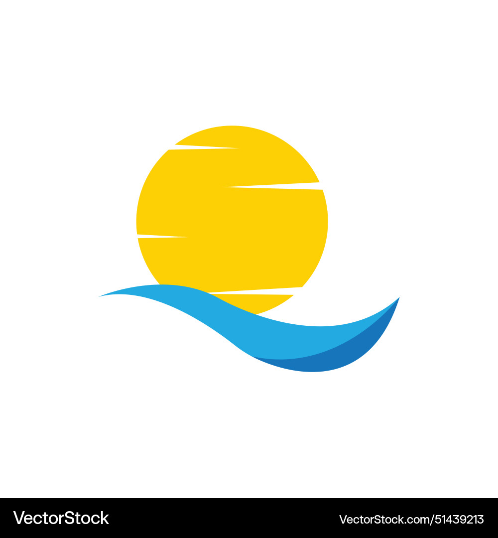 Sun logo Royalty Free Vector Image - VectorStock