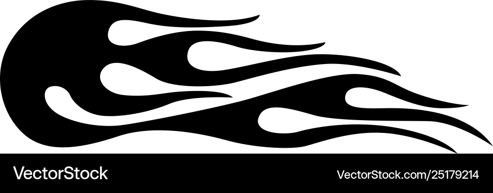 Flame eps Royalty Free Vector Image - VectorStock