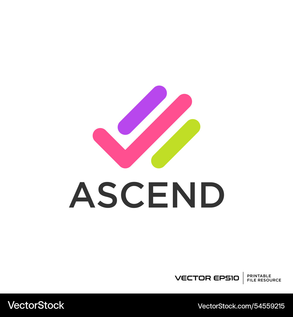 Check logo design Royalty Free Vector Image - VectorStock