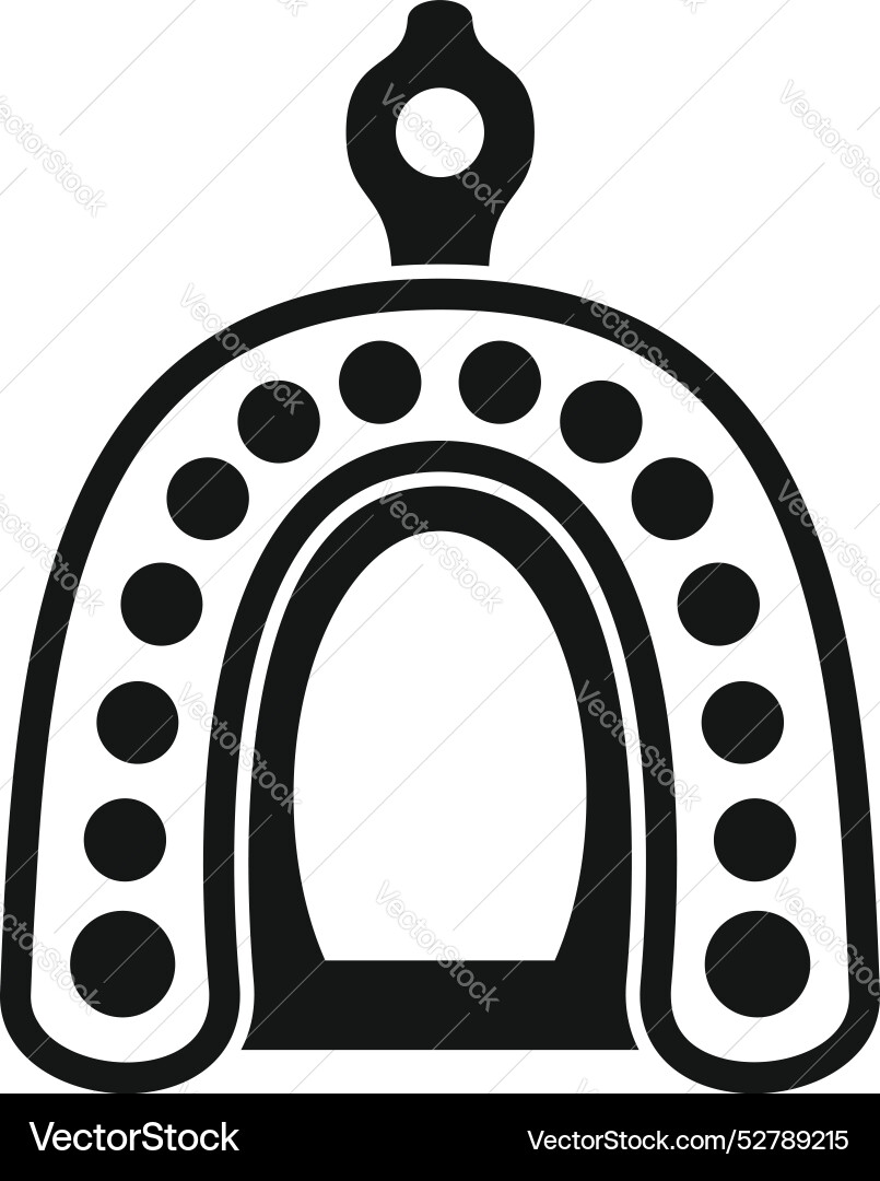 Dental impression tray icon showing teeth molding Vector Image