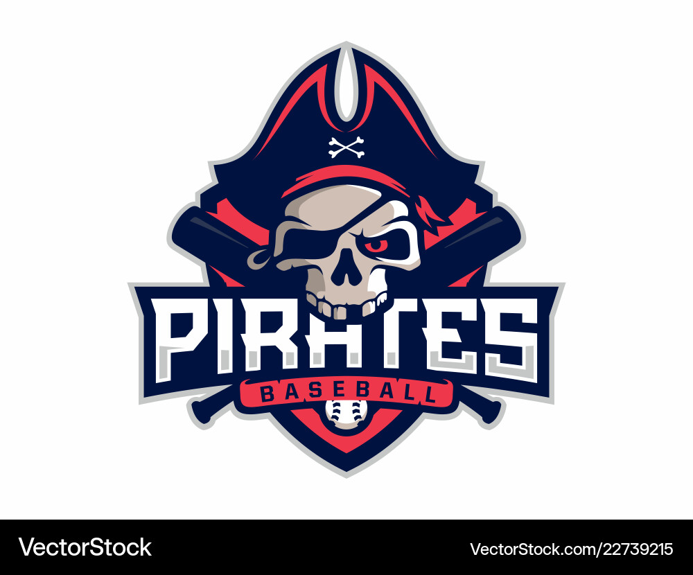 Pirates 4 Logo Premium Vector | Modern Professional Emblem Pirates For