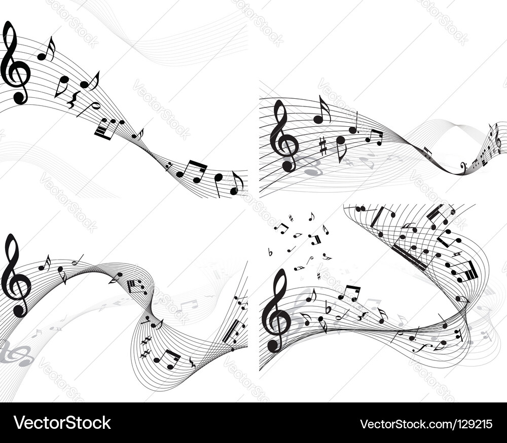 Notes staff Royalty Free Vector Image - VectorStock