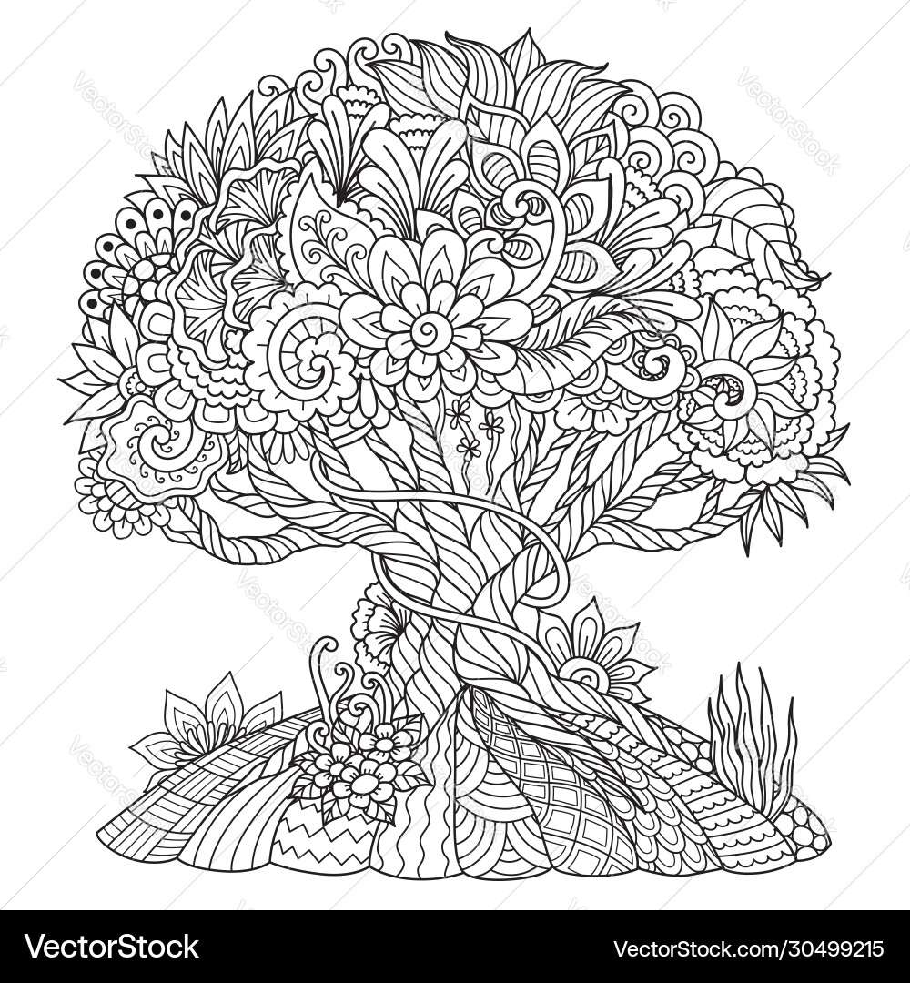 Henna Tree Vector Images (over 140)