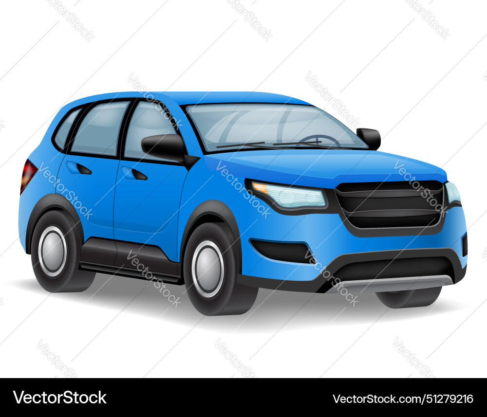 Suv automobile car Royalty Free Vector Image - VectorStock