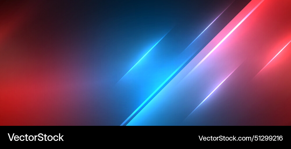Vibrant violet and electric blue diagonal line Vector Image