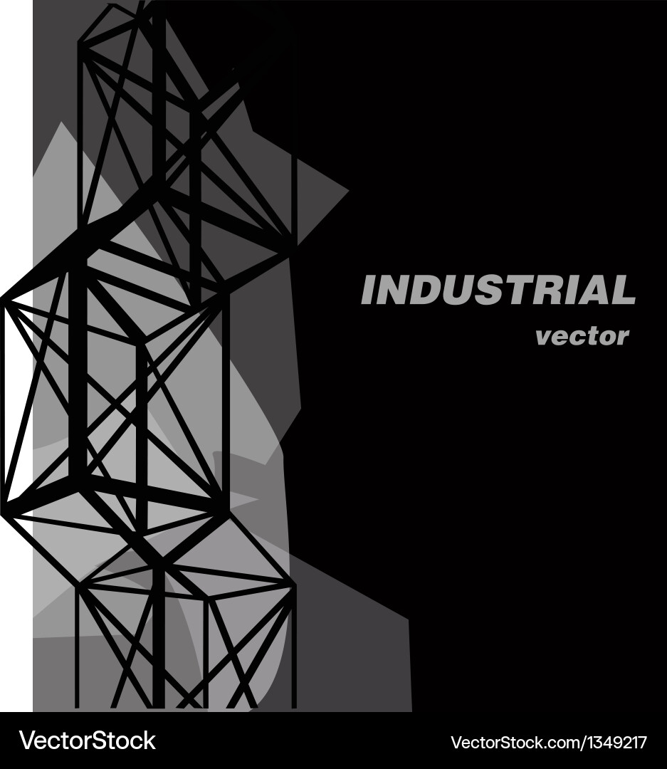 Industrial background Royalty Free Vector Image