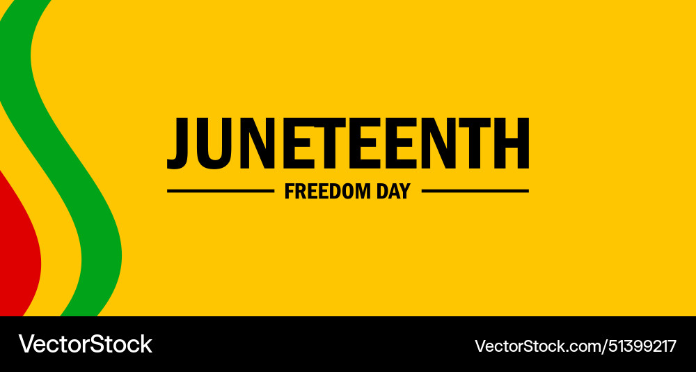 Juneteenth celebration a beautiful design Vector Image