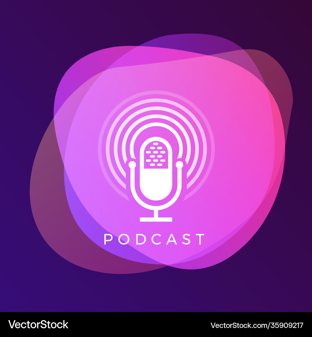 Podcast 05 Royalty Free Vector Image - VectorStock