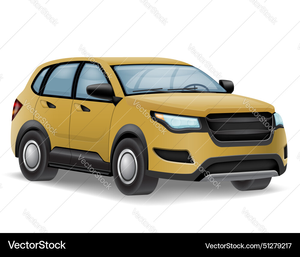 Suv automobile car Royalty Free Vector Image - VectorStock