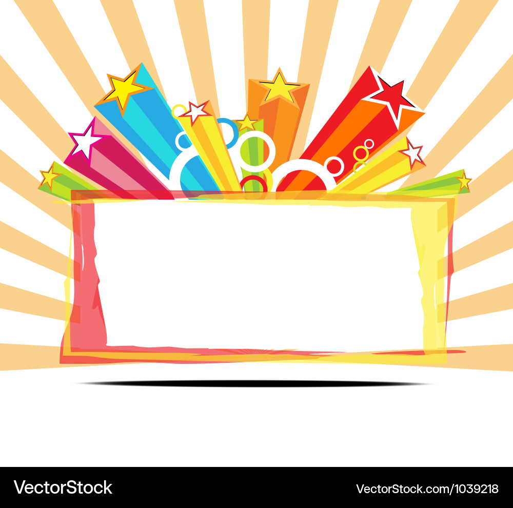 Celebrate decoration background Royalty Free Vector Image