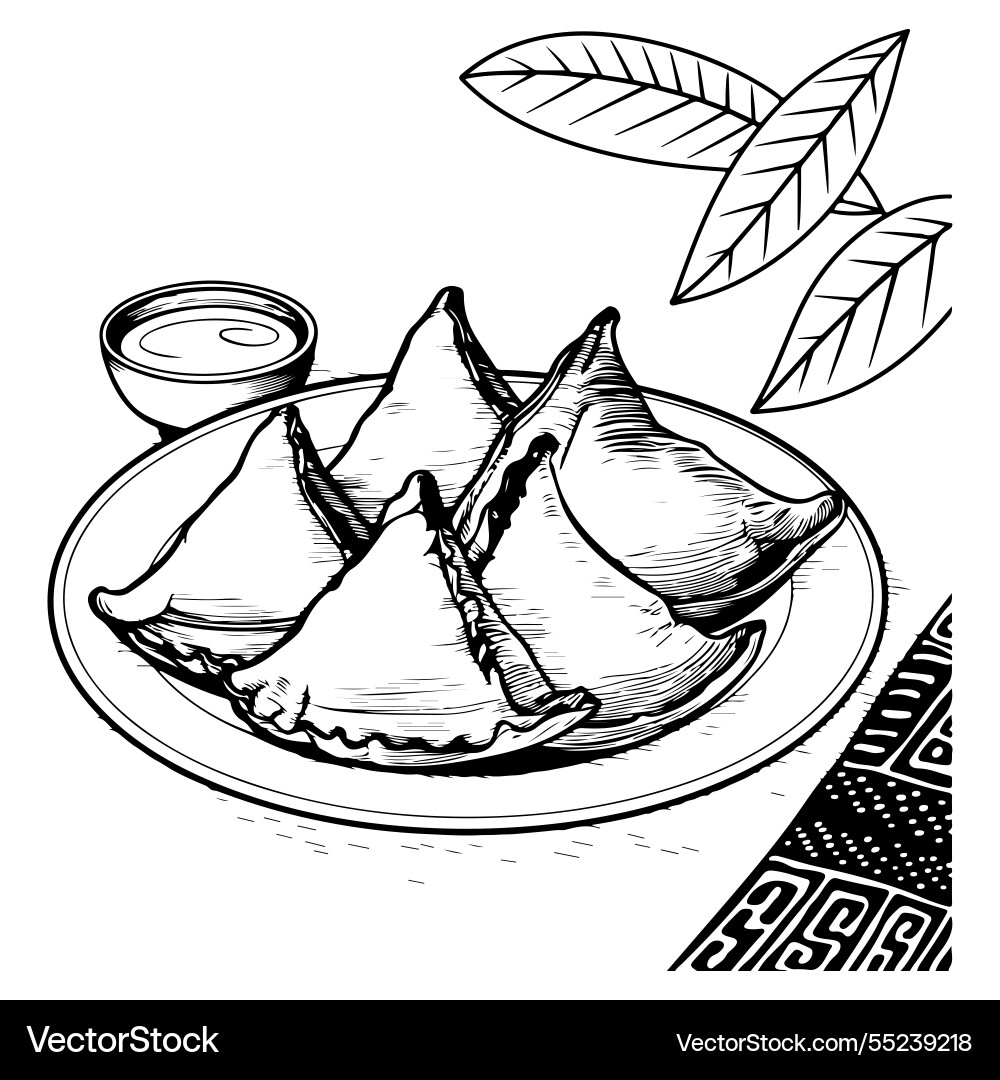 Food sketch Royalty Free Vector Image - VectorStock