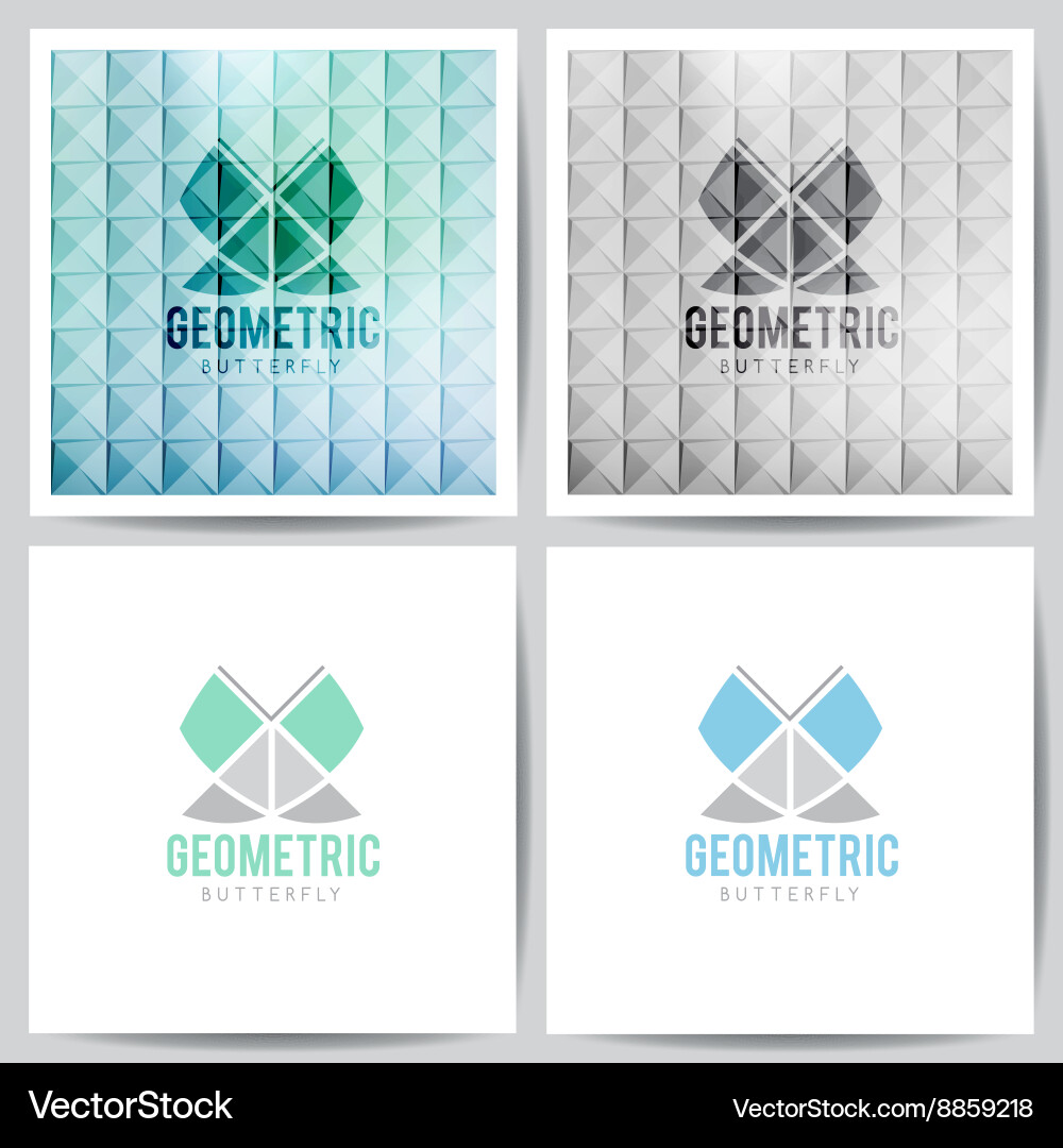 Geometric logo Royalty Free Vector Image - VectorStock