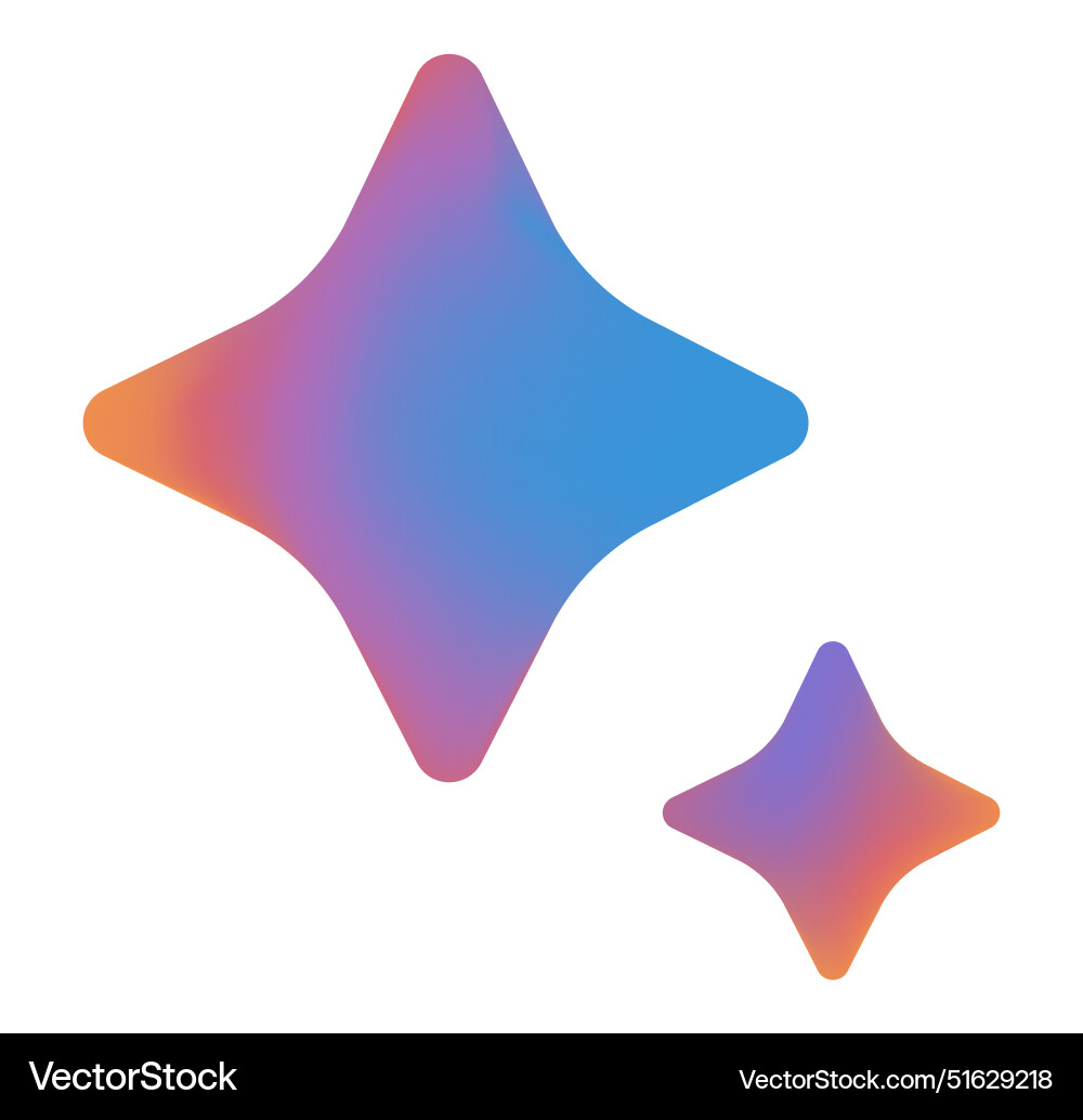 Icon of google bard artificial intelligence Vector Image