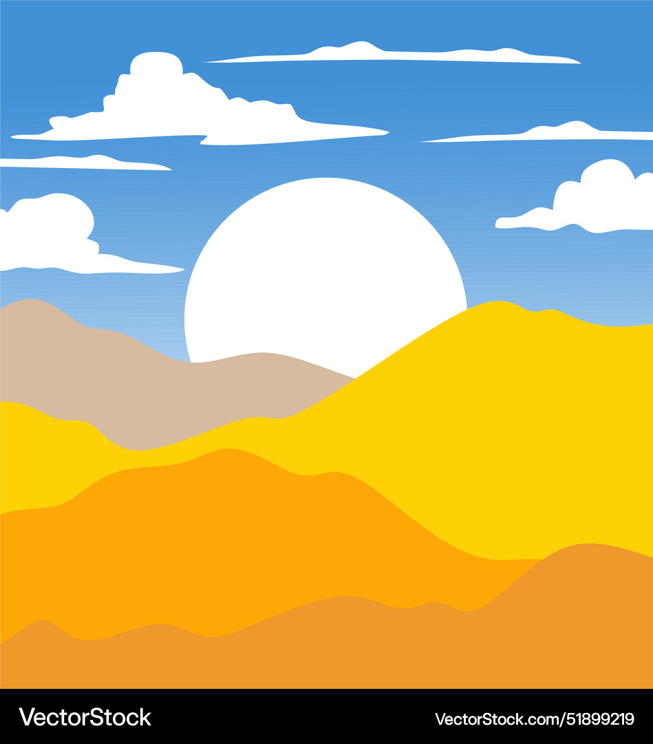 Background with colorful cloud shapes Royalty Free Vector