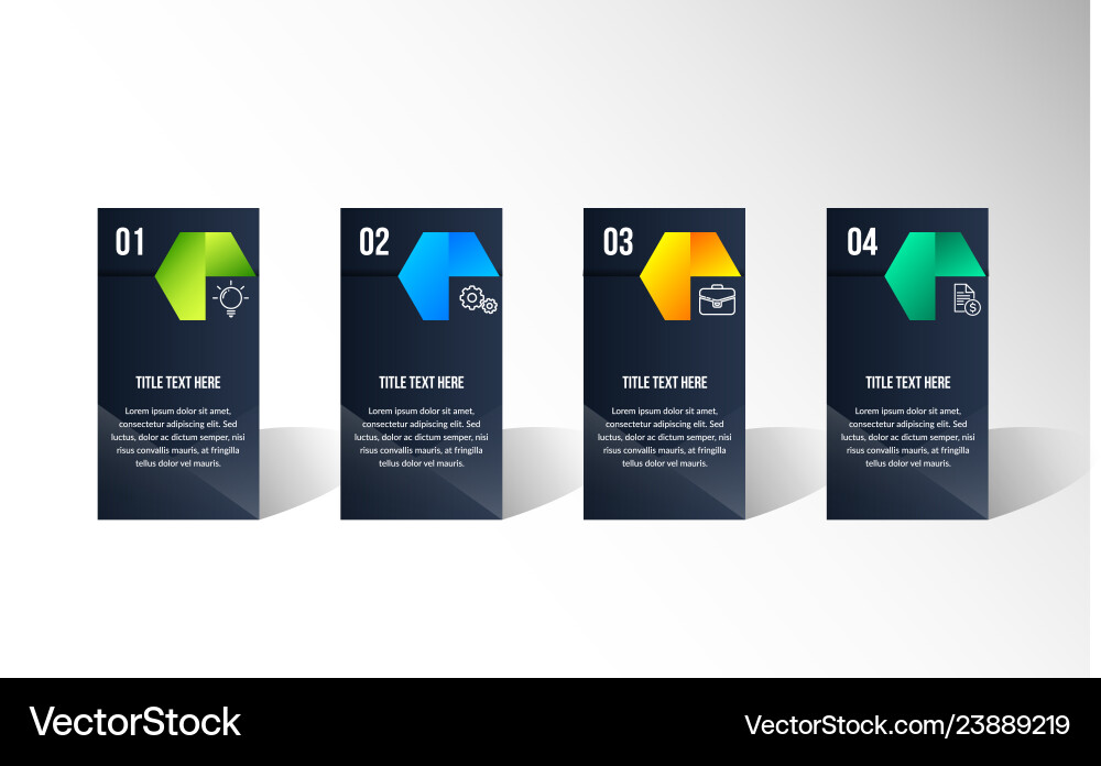 Color modern infographic Royalty Free Vector Image