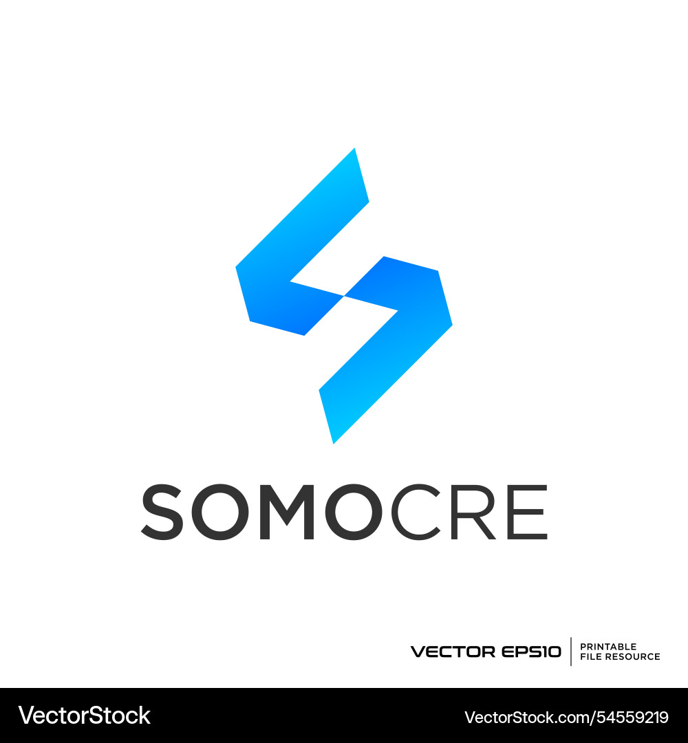 Elegant S Logo - Modern Letter S Royalty Free Vector Image