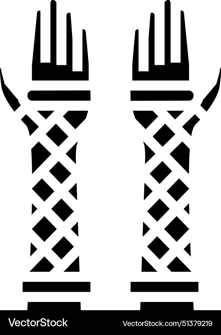 Fishnet goth subculture glyph icon Royalty Free Vector Image Fishnet goth subculture glyph icon Royalty Free Vector Image