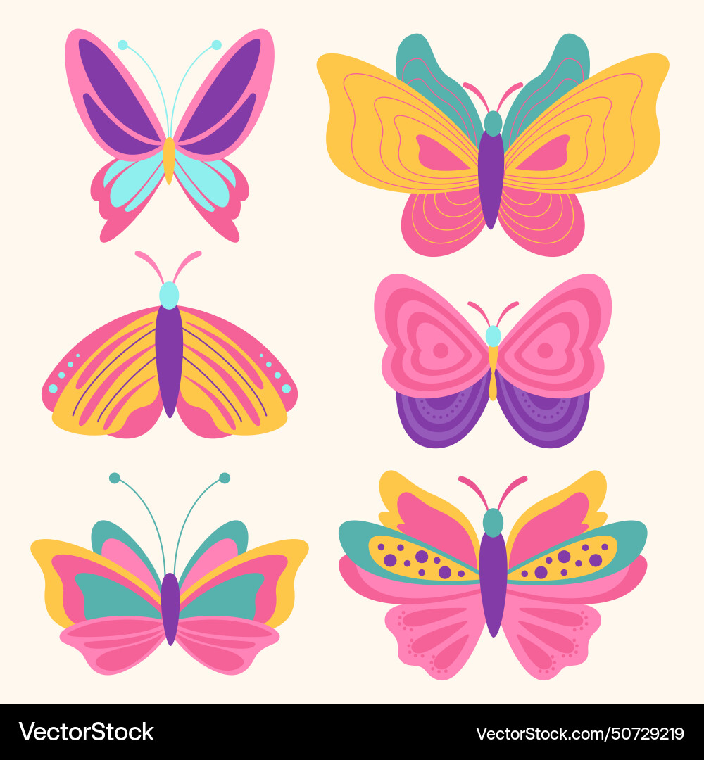 Y2k butterfly Royalty Free Vector Image - VectorStock