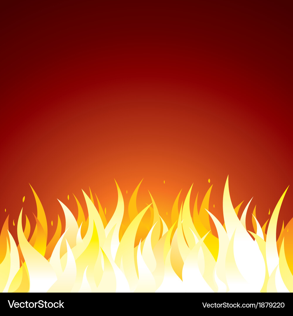 Dynamic Flame Background Royalty Free Vector Image