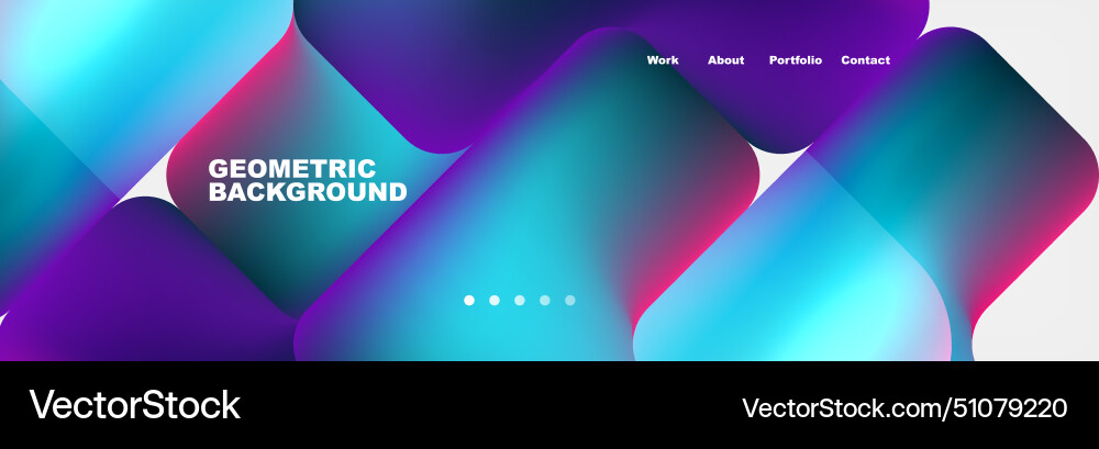 Geometric background with purple and blue gradient