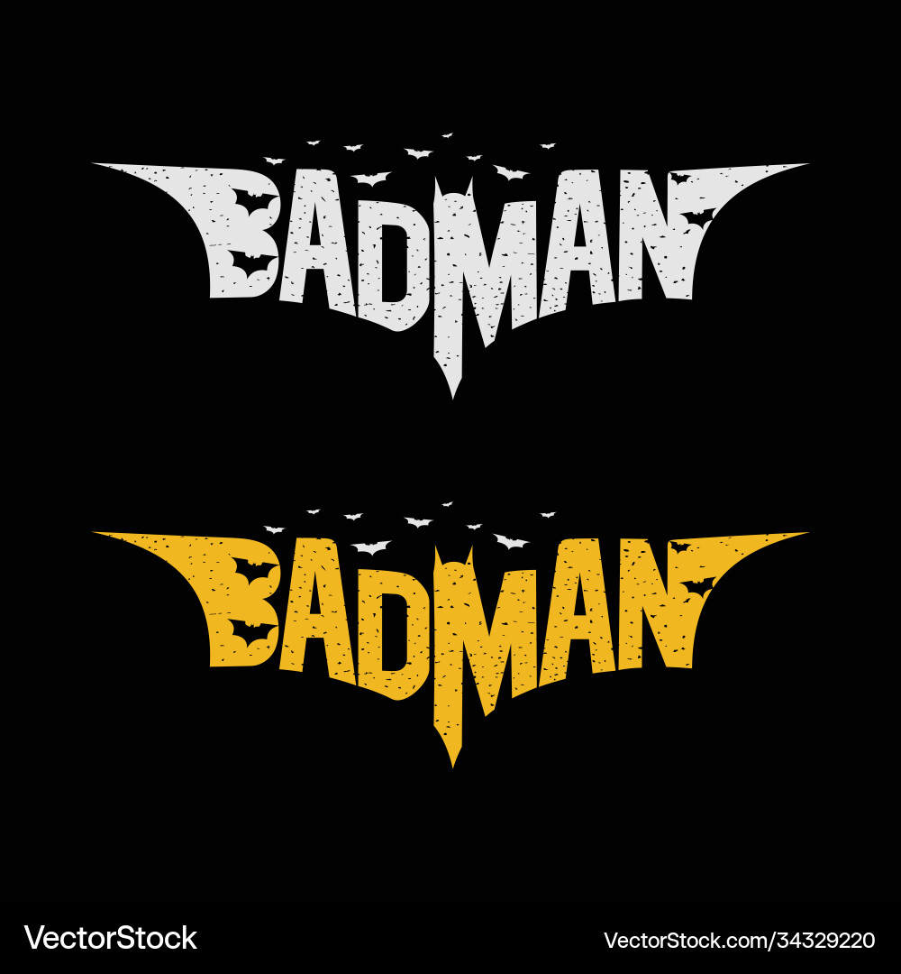 Hero badman - funniest batman Royalty Free Vector Image