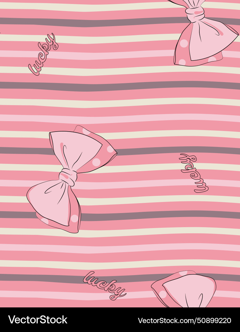 Pink background with ribbon Royalty Free Vector Image