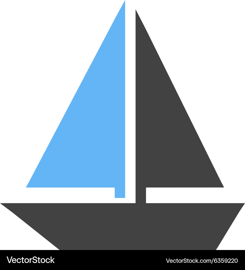 Sailing boat Royalty Free Vector Image - VectorStock