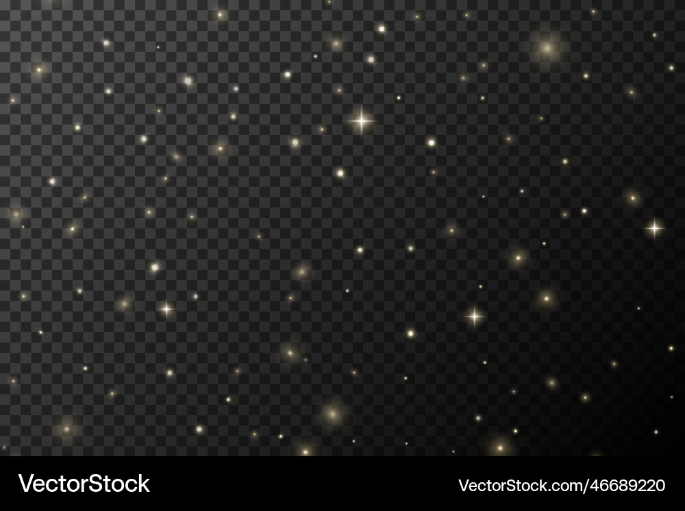 Sparkles lights stars background Royalty Free Vector Image