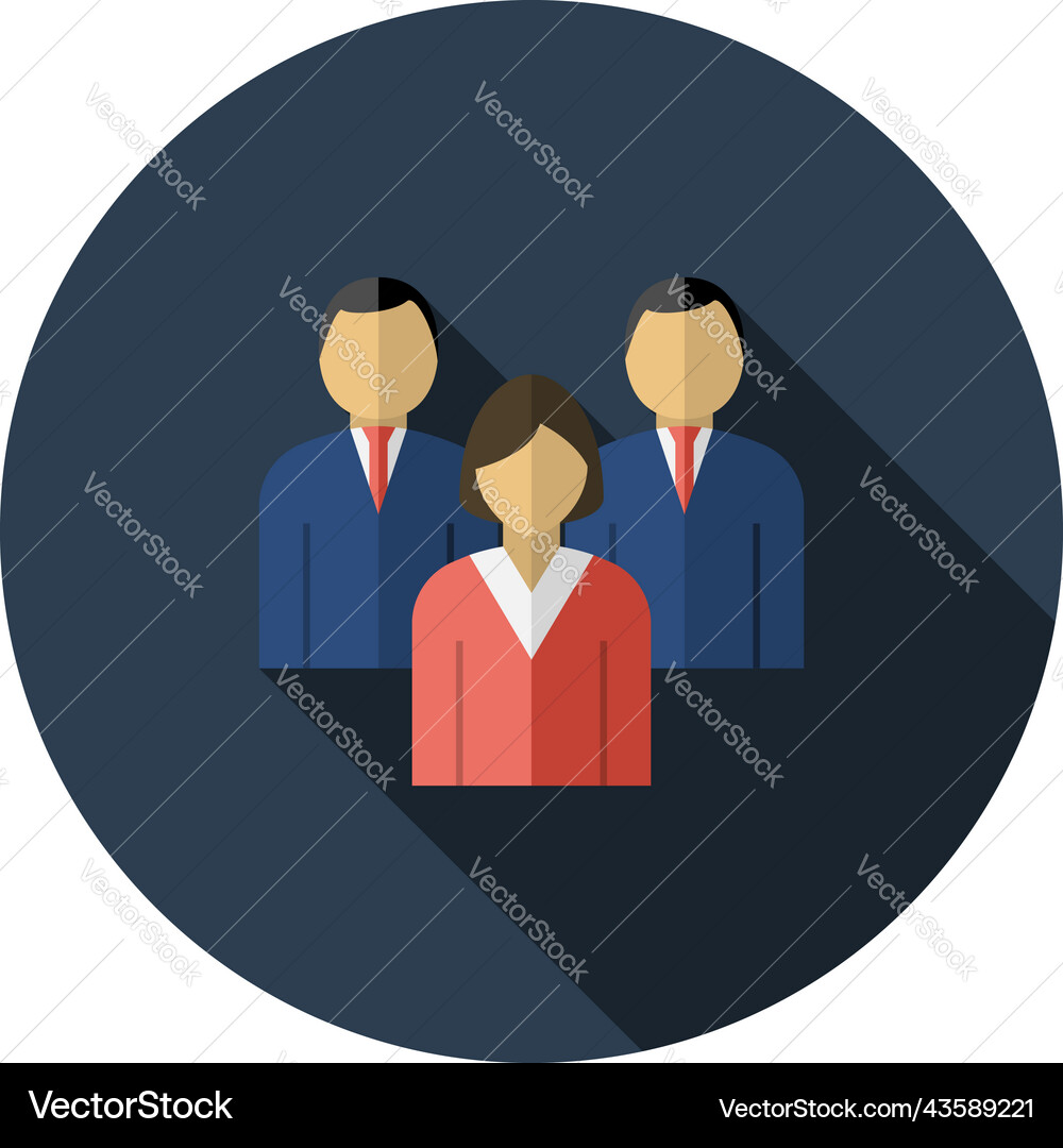 Corporate team icon Royalty Free Vector Image - VectorStock