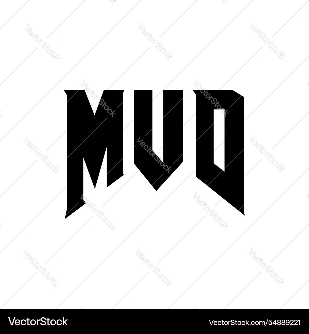 Mvd Letter Logo Design für Technologieunternehmen