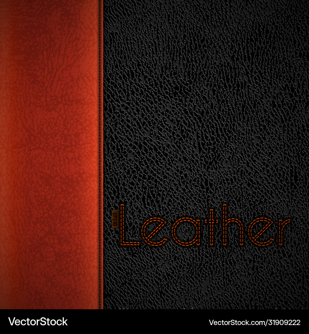 Leather texture background Royalty Free Vector Image