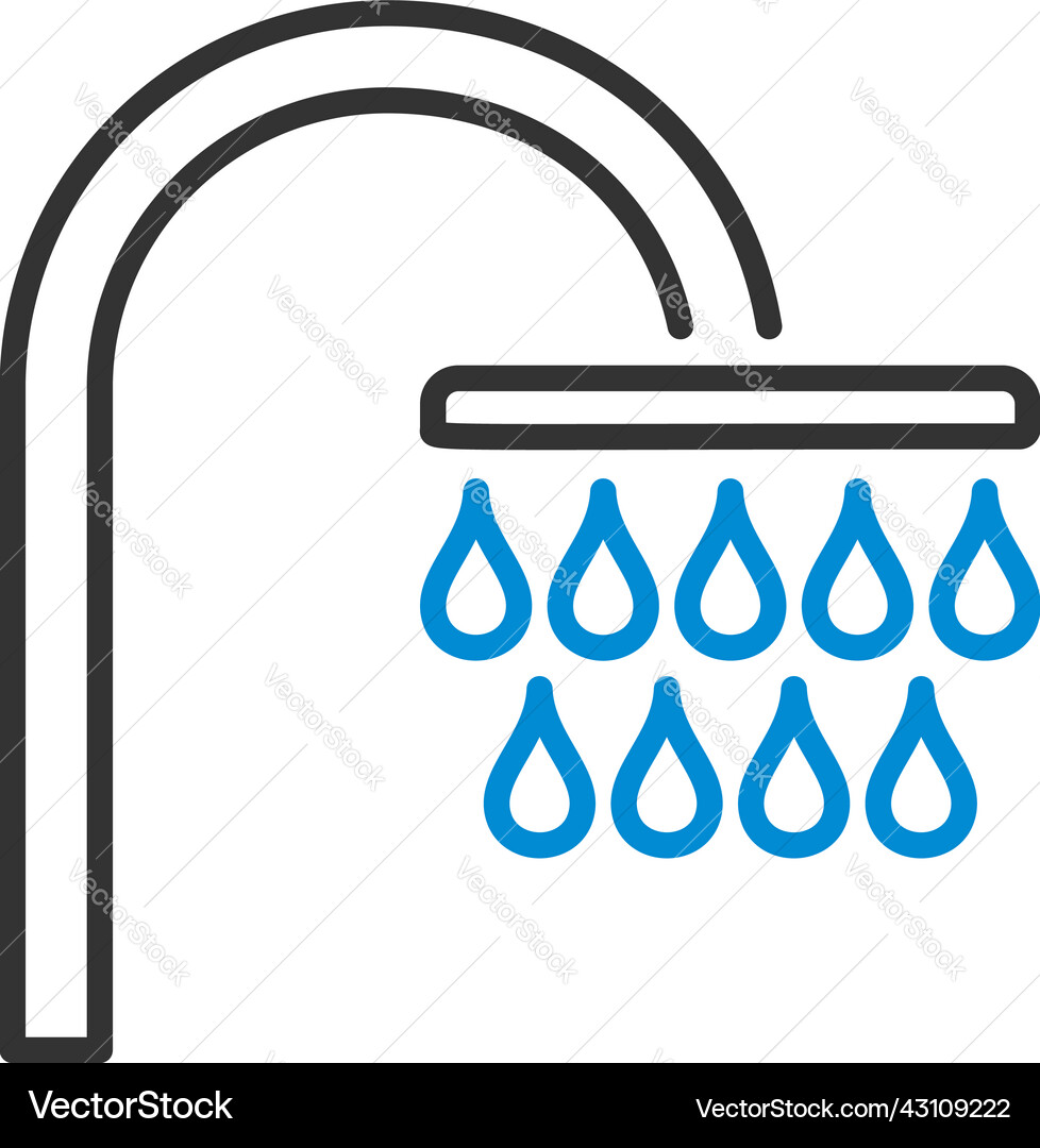 Shower icon Royalty Free Vector Image - VectorStock