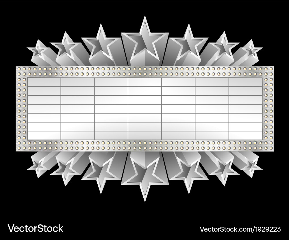 Metallic banner Royalty Free Vector Image - VectorStock