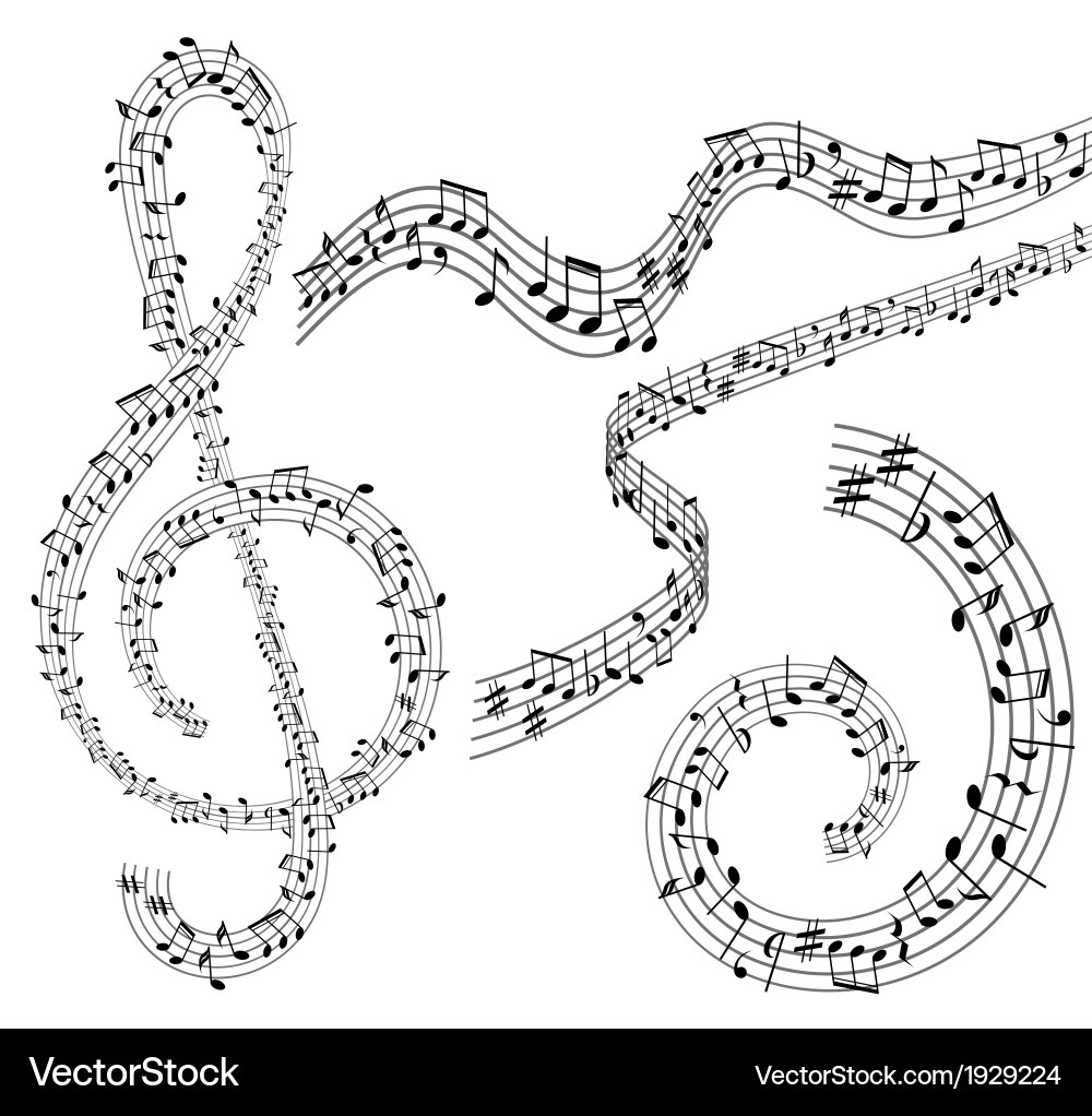 Musical Notation Sheet Royalty Free Vector Image