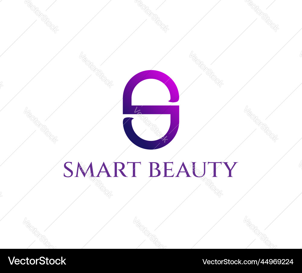 Simple letter s business logo design template Vector Image