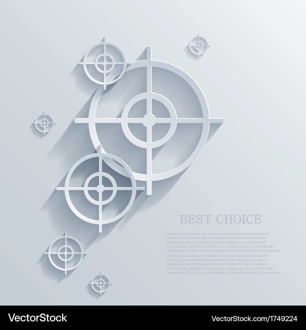 Target background eps10 Royalty Free Vector Image