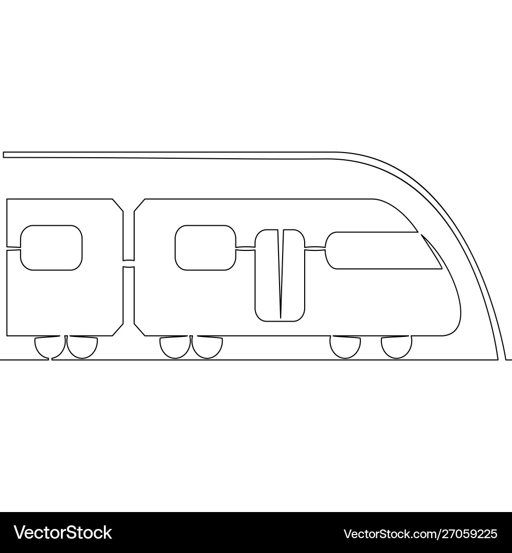 Subway Train Drawings