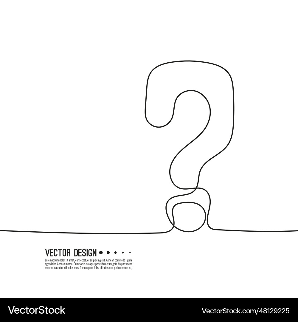 Question mark icon Royalty Free Vector Image - VectorStock