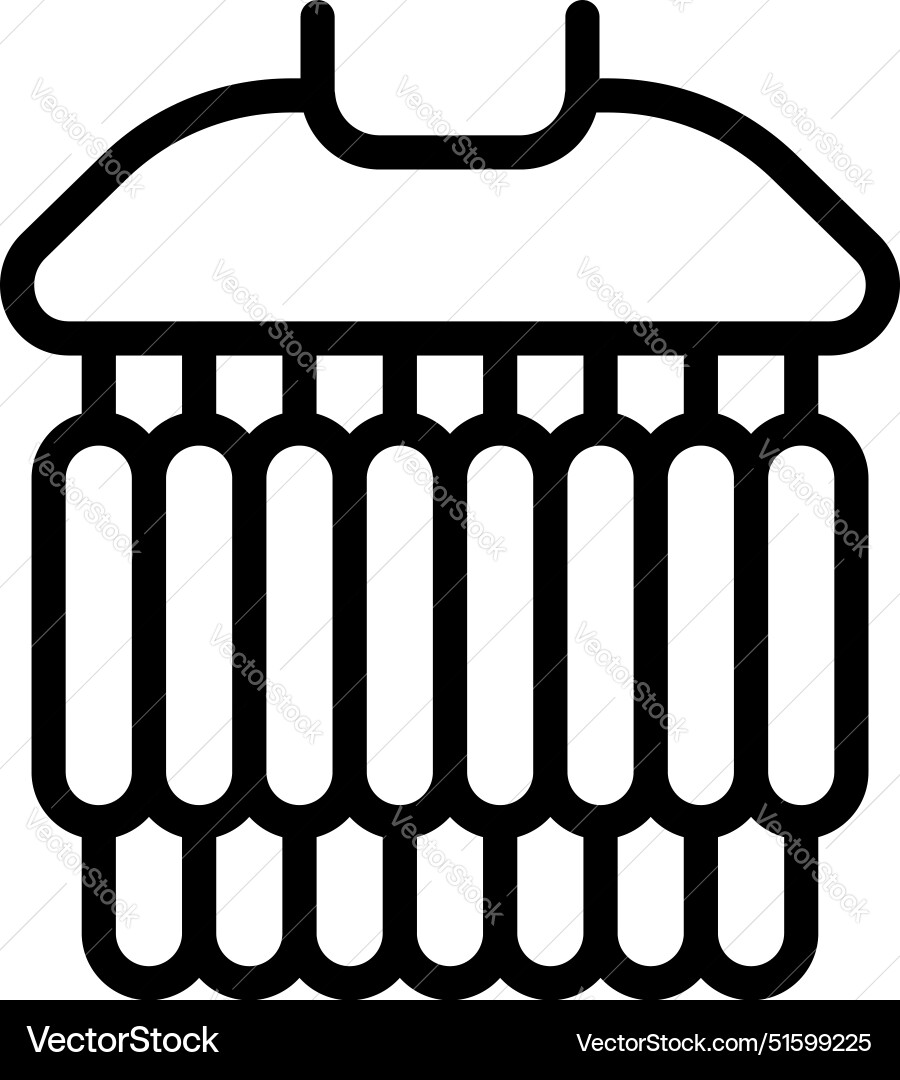 Sausage making machine processing food production Vector Image