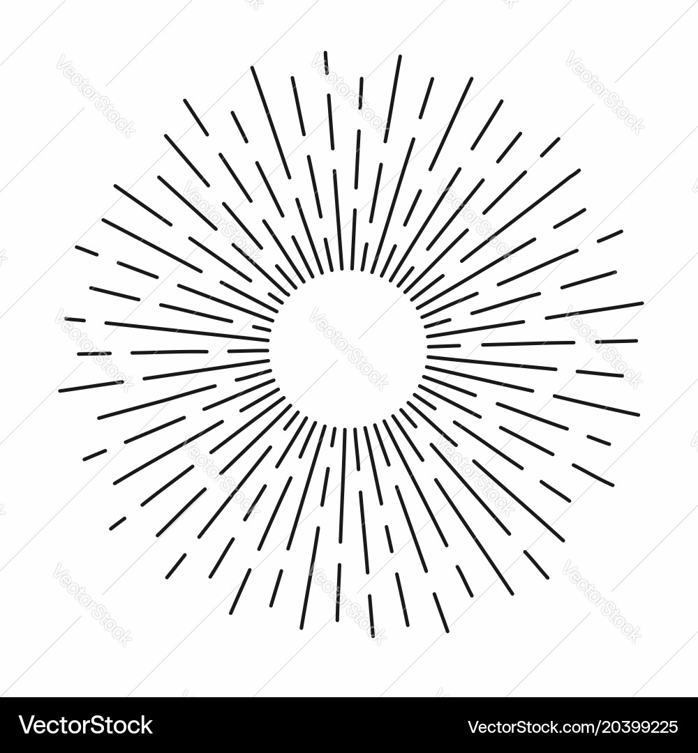 Sunburst Line Linear Vector Images (over 5,500)