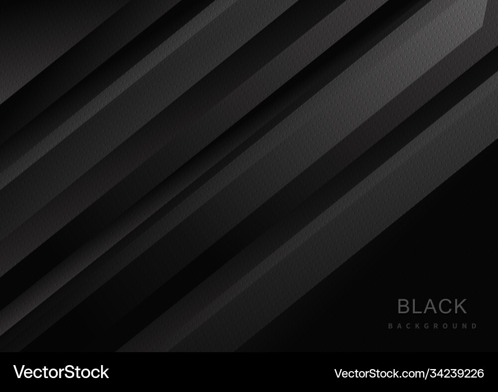 Abstract modern black texture gradient stripes Vector Image