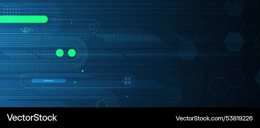 Abstract modern science and technology futuristic Vector Image