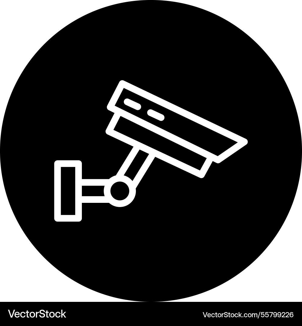 Cctv icon design Royalty Free Vector Image - VectorStock