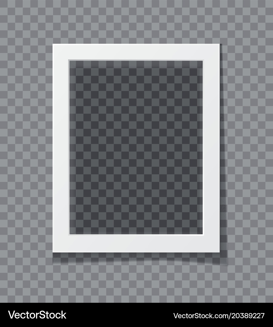 Photo frame realistic Royalty Free Vector Image