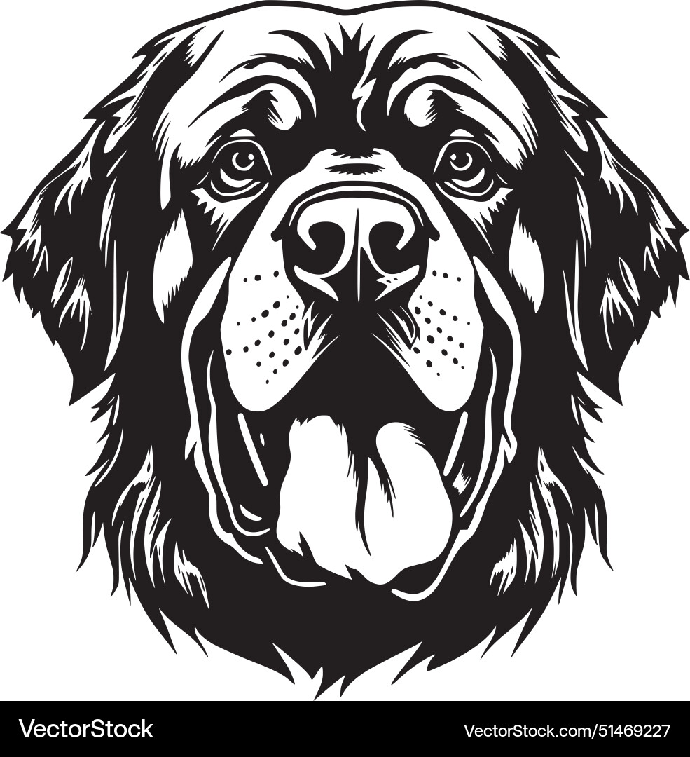 Rottweiler - minimalist and flat logo Royalty Free Vector