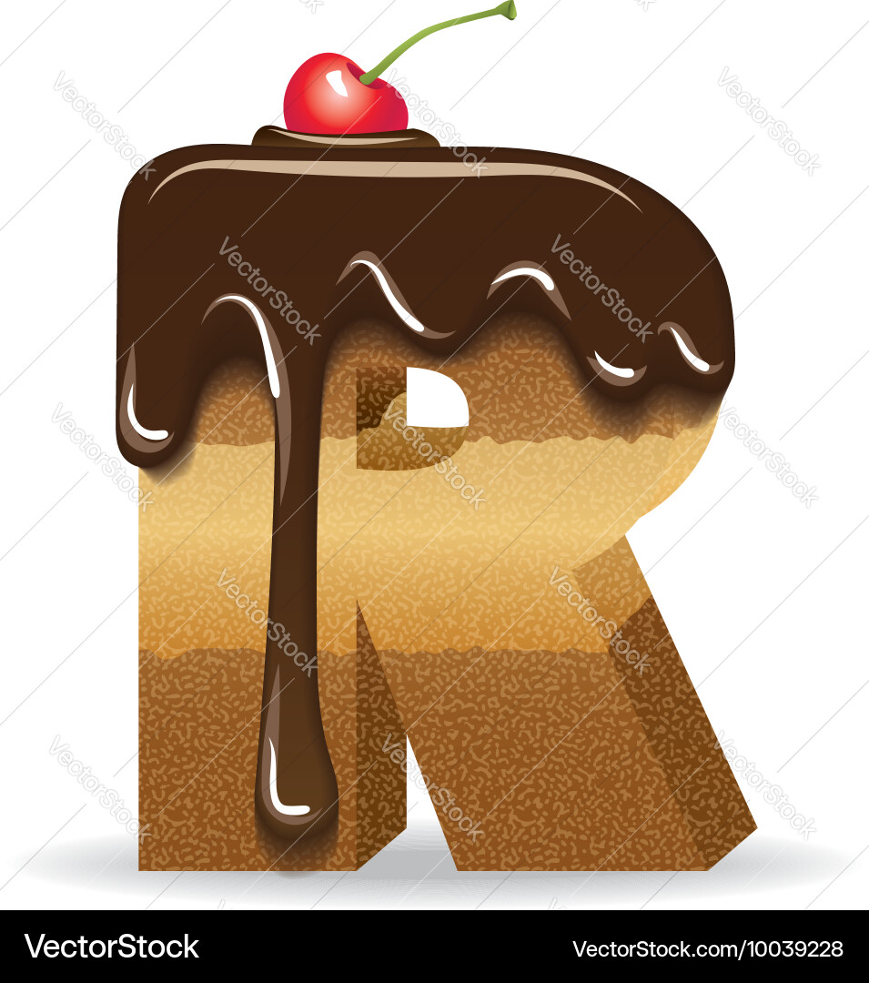 Cake Letter R Vector Images (over 100)