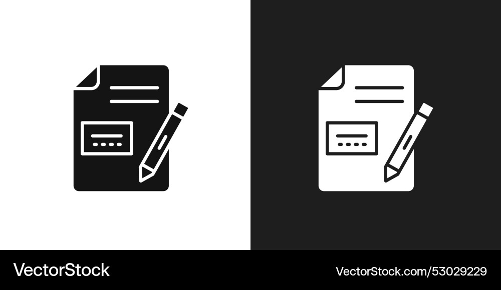 Form icon logo set Royalty Free Vector Image - VectorStock